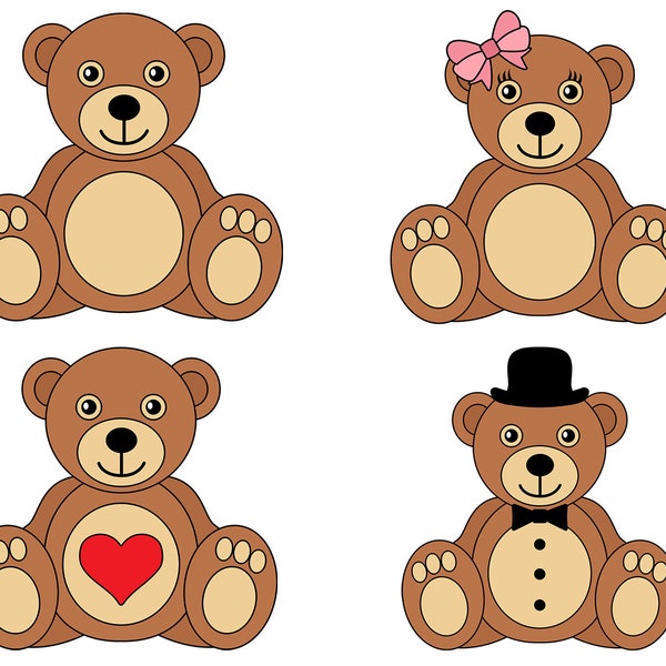 Free Bear Svg - Etsy