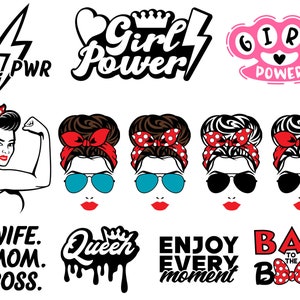 Girl Power SVG, Rosie the Riveter SVG, Strong Woman SVG, Women ...