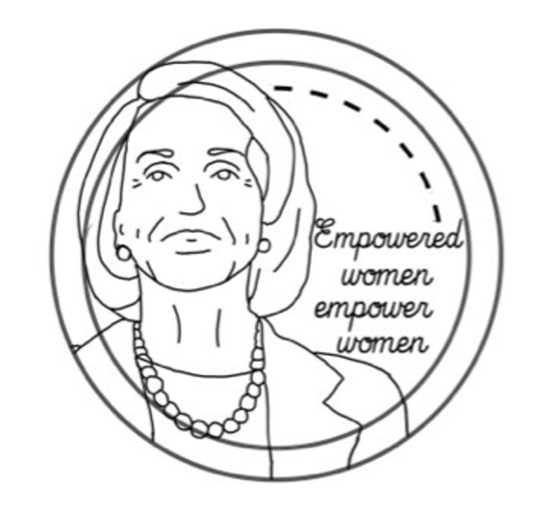 PATTERN: Nancy Pelosi empowered Women Empower - Etsy