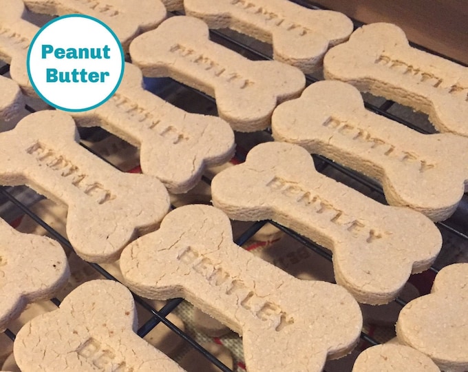 Personalized Dog Treats - Peanut Butter Flavor - Etsy