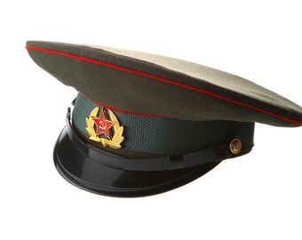 Russian / USSR Army Military Hat / Soviet Naval Peakless cap / | Etsy
