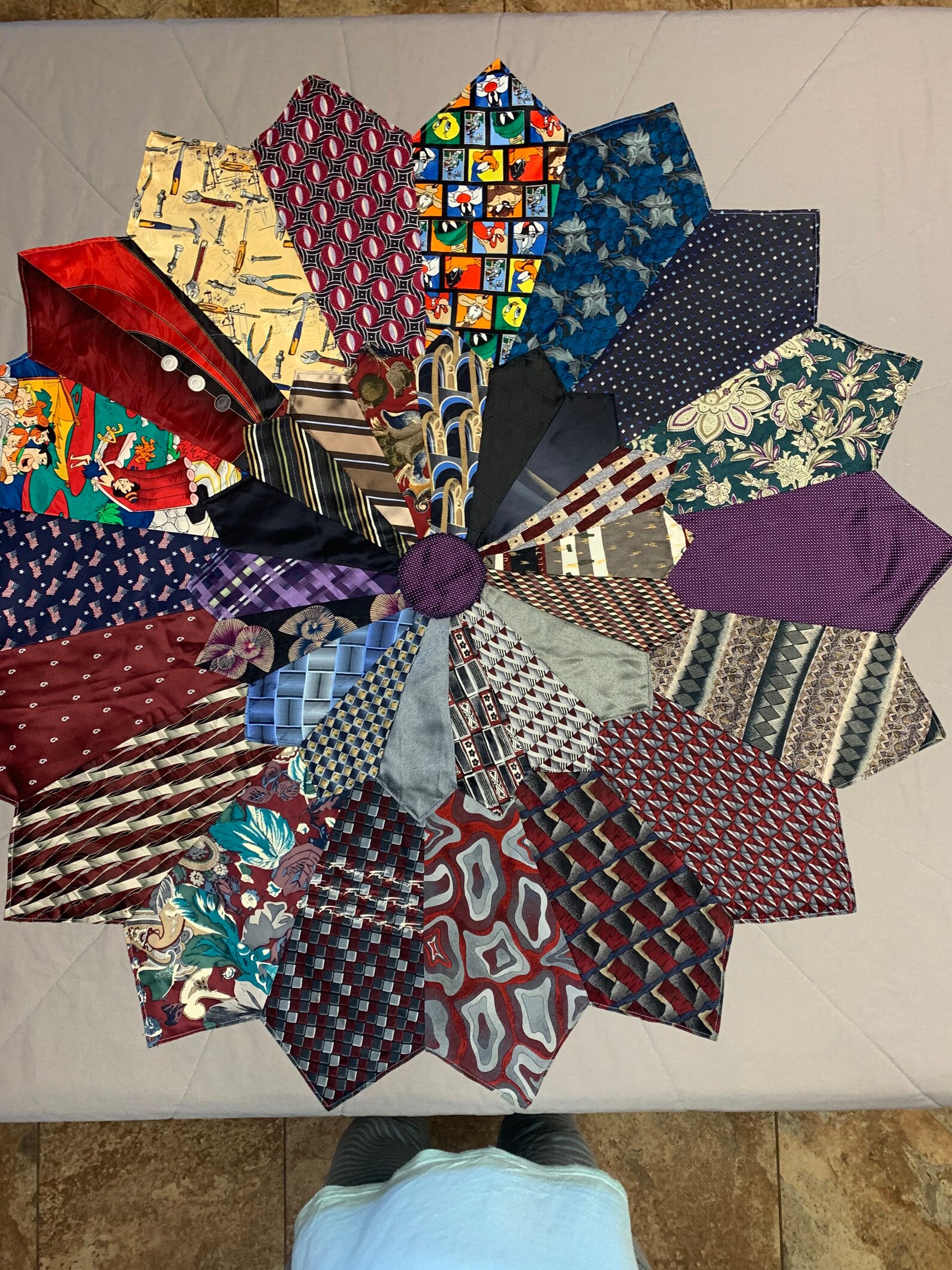 Custom Necktie Quilt - Etsy