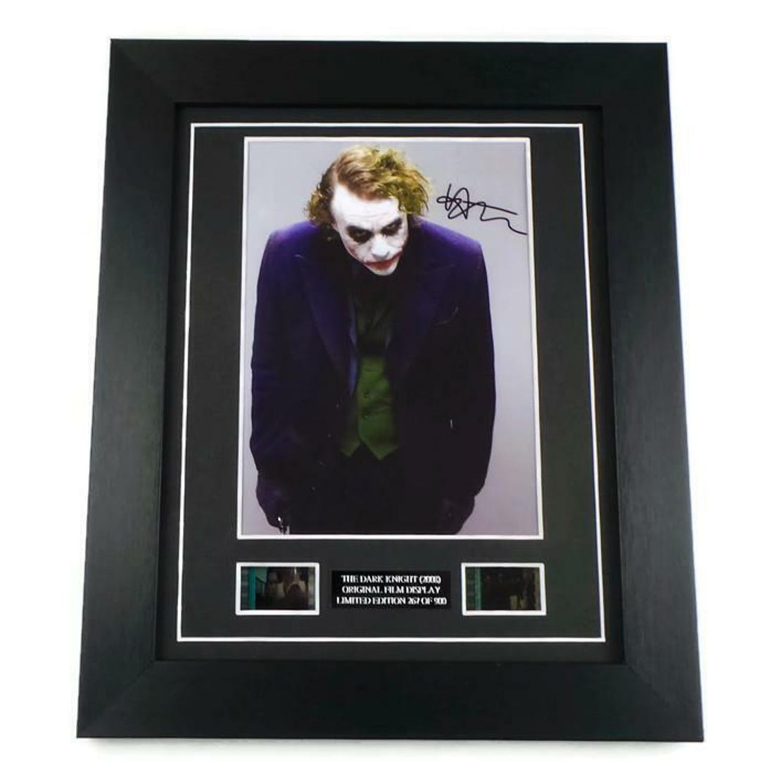Dark Knight Joker Film Cells Original 35mm Movie Memorabilia in Picture ...
