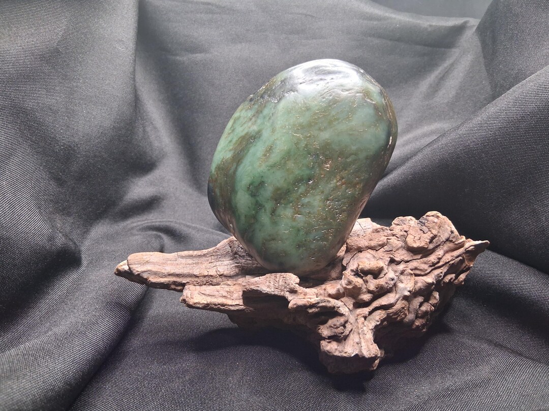 Big Sur Vulcan Nephrite Jade Cobble Stone Etsy