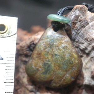 Big Sur Vulcan Nephrite Jade Stone Pendant. - Etsy