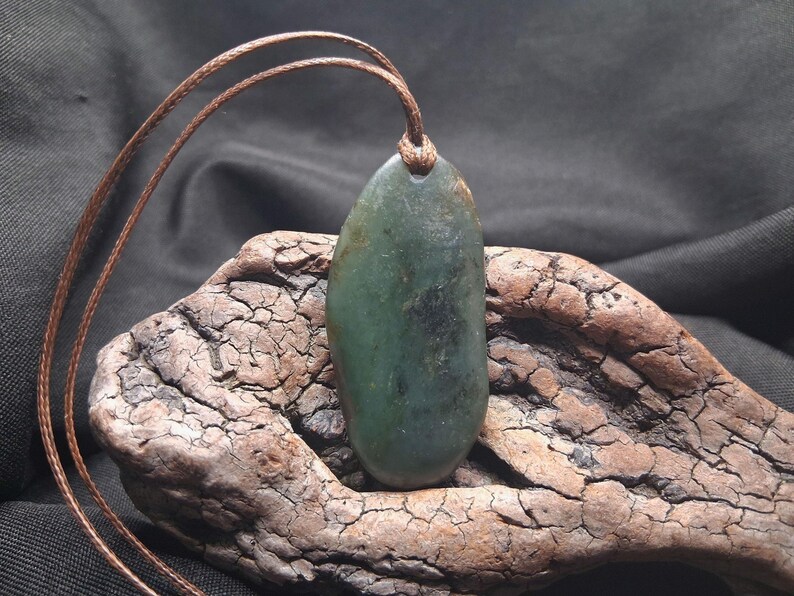 Big Sur Light Blue Green Vulcan Nephrite Jade Stone Pendant. - Etsy