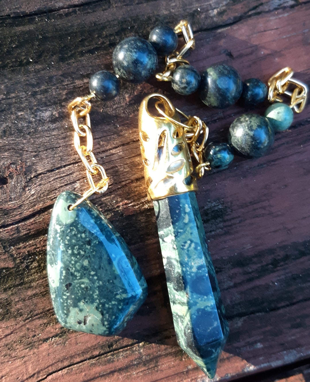 Rare Kambaba Golden Pendulums - Etsy