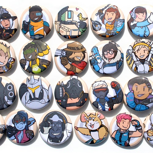 Overwatch Buttons - Etsy