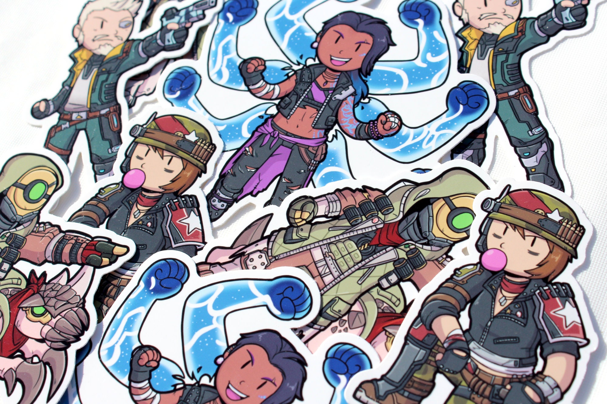 Borderlands 3 Vinyl Stickers Amara FL4K Moze Zane | Etsy