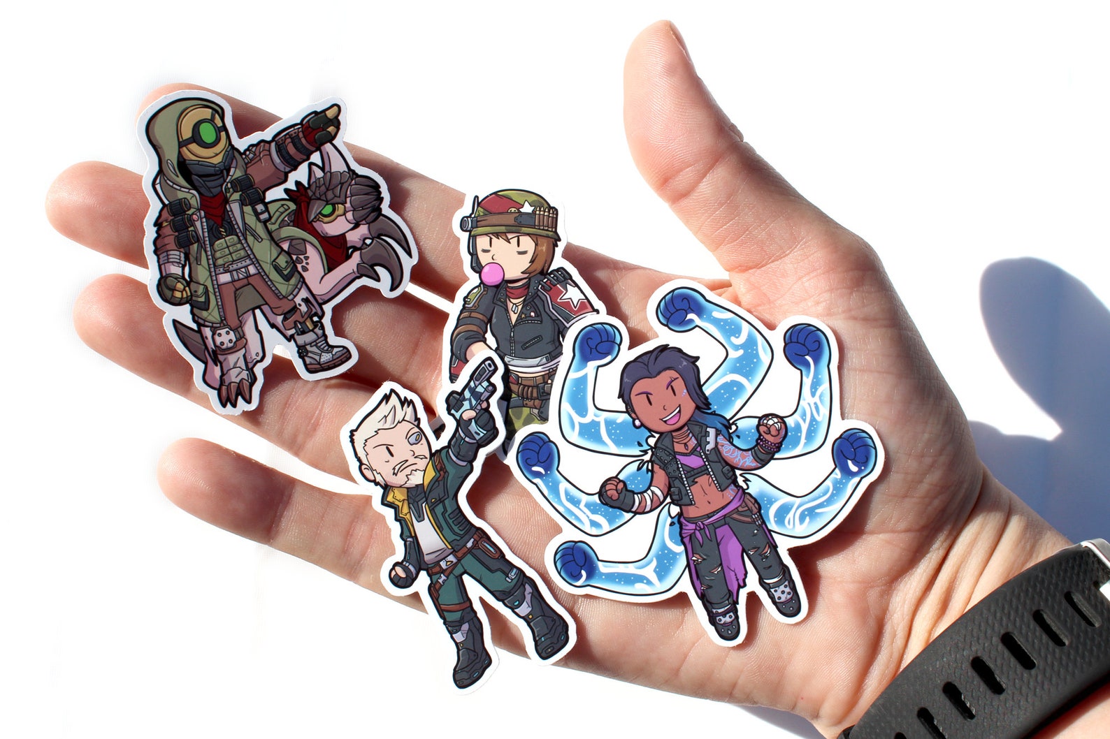 Borderlands 3 Vinyl Stickers Amara FL4K Moze Zane - Etsy