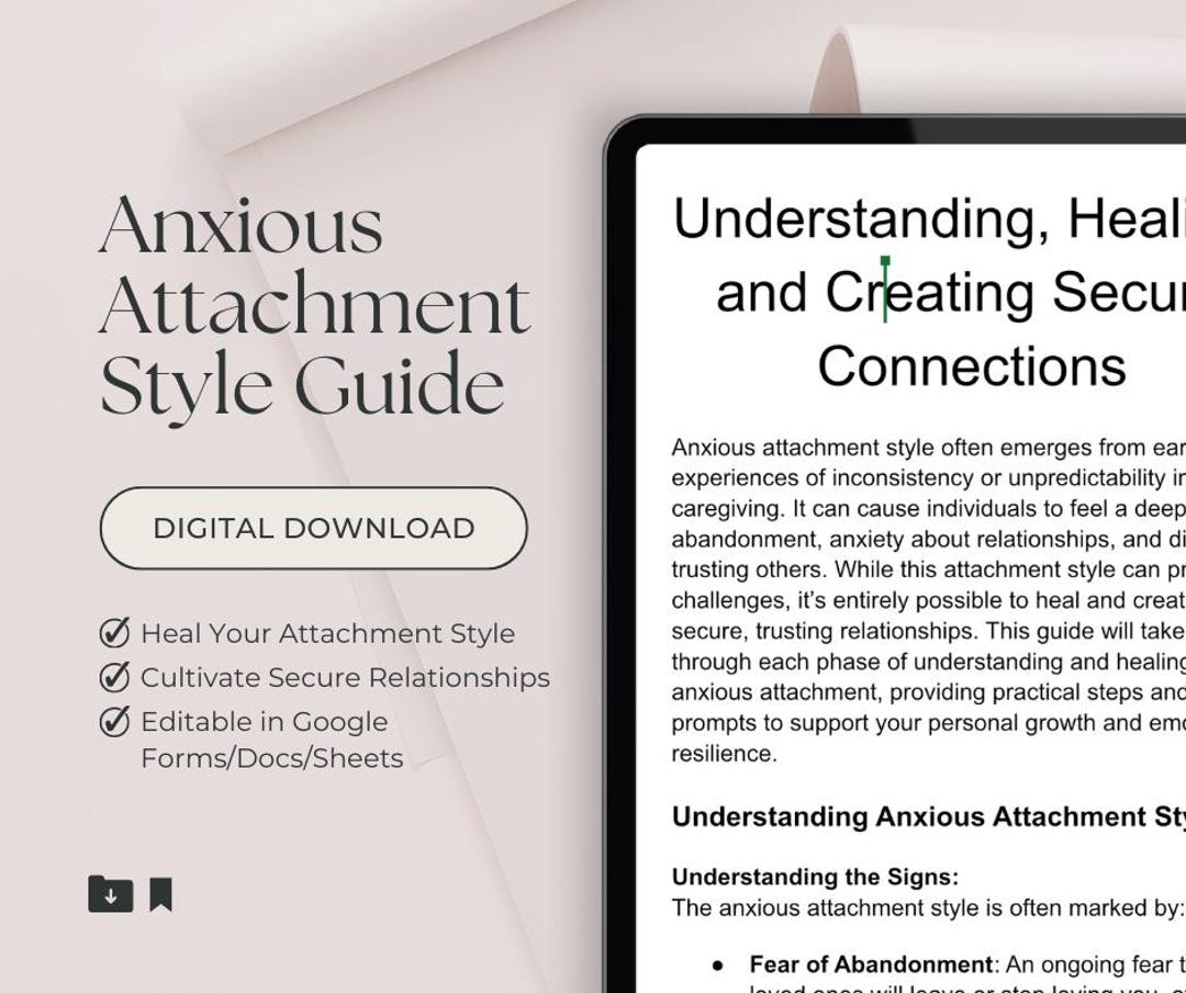 Anxious Attachment Style Guide – Heal, Understand, and Cultivate Secure ...