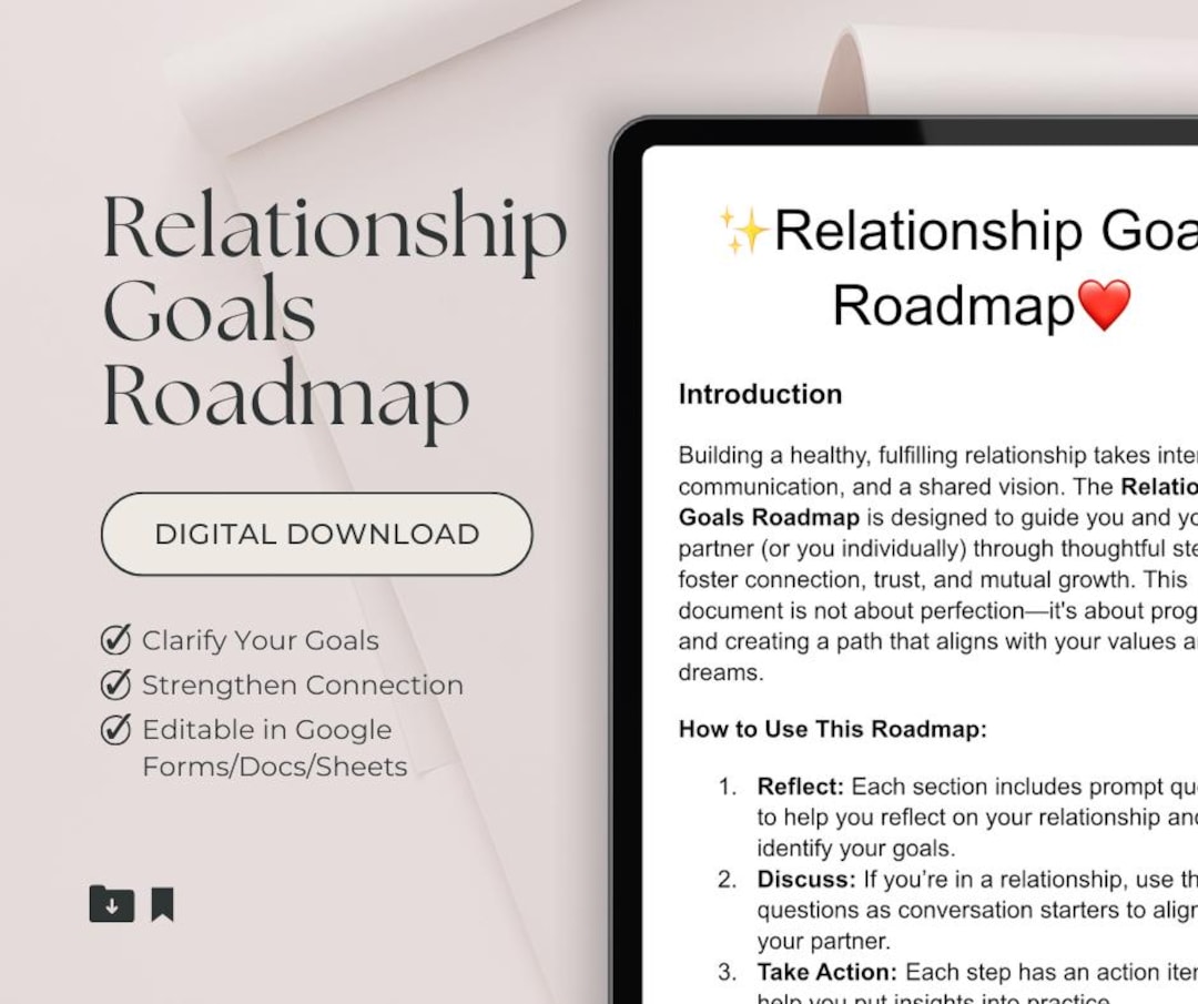 Relationship Goals Roadmap: A Step-by-step Guide to Strengthen ...