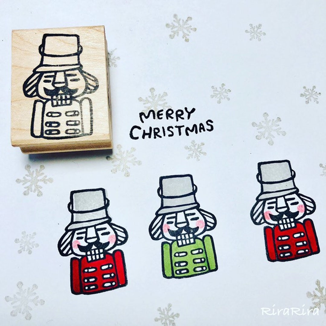 Nutcracker Rubber Stamp - Etsy