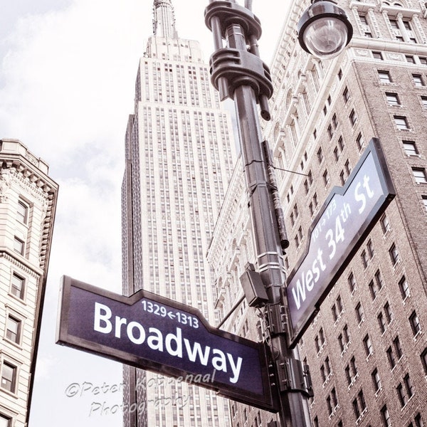 34th Street Sign - Etsy