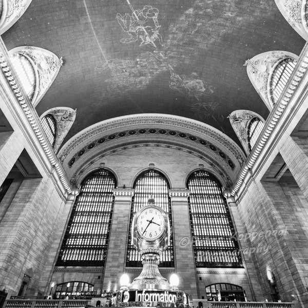 Grand Central Wall Clock - Etsy