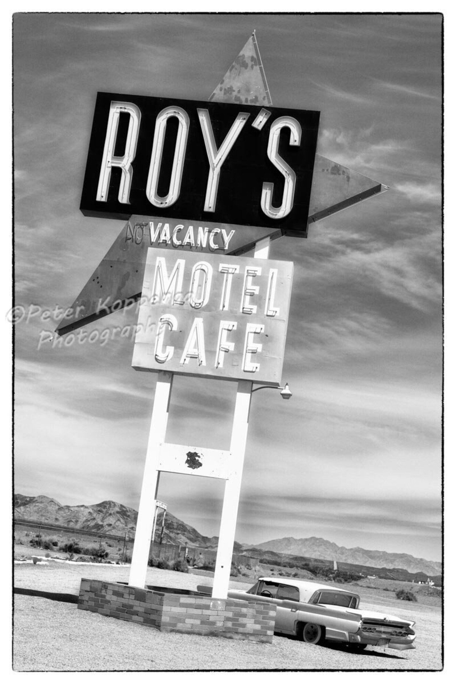 Roy's Motel Cafe Sign, Route 66 Retro Roadside Motel Decor, Southwest ...