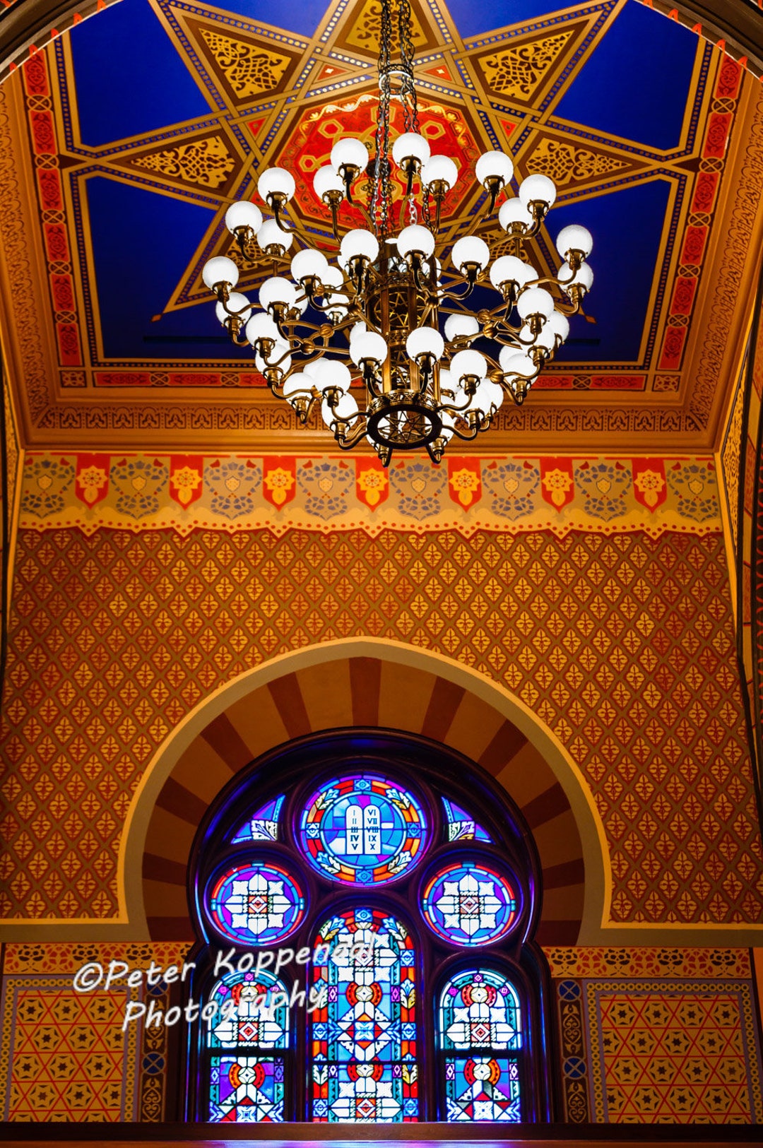 Central Synagogue Print, Restored Historic Jewish New York City ...