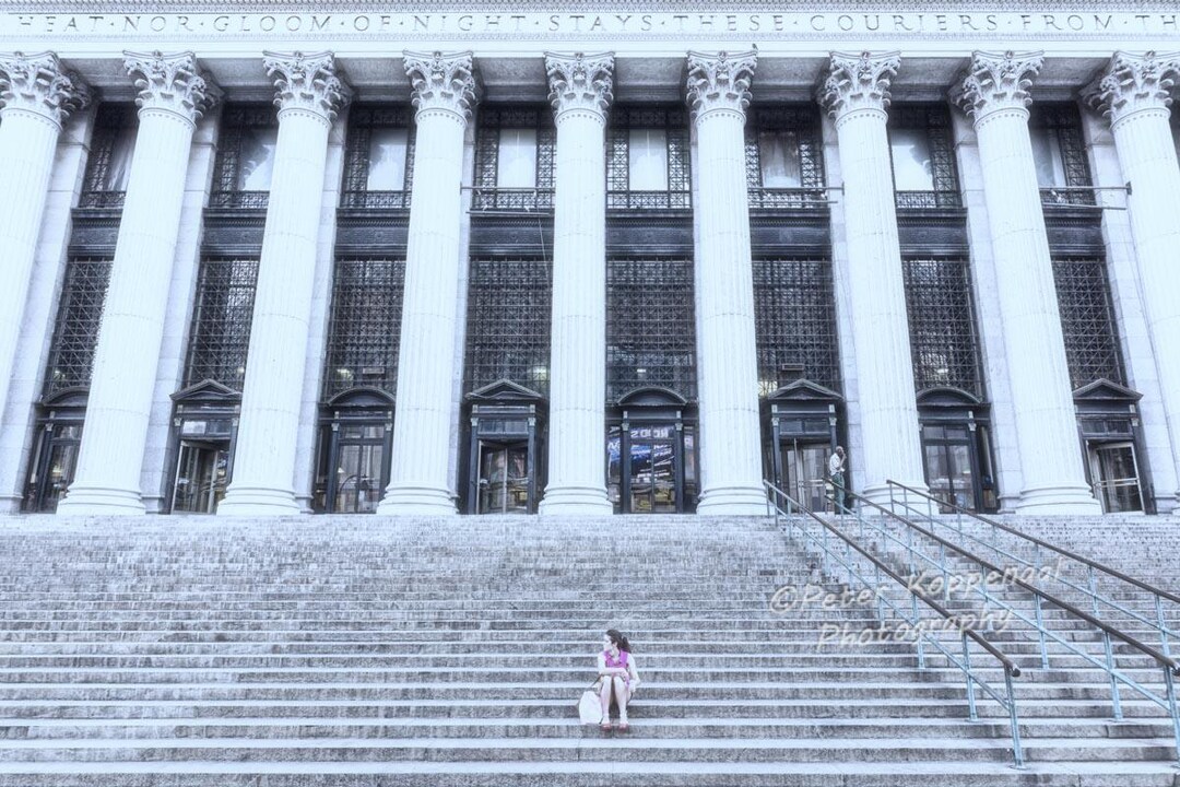 New York Post Office, New York City Wall Art, NYC Photography, Train ...