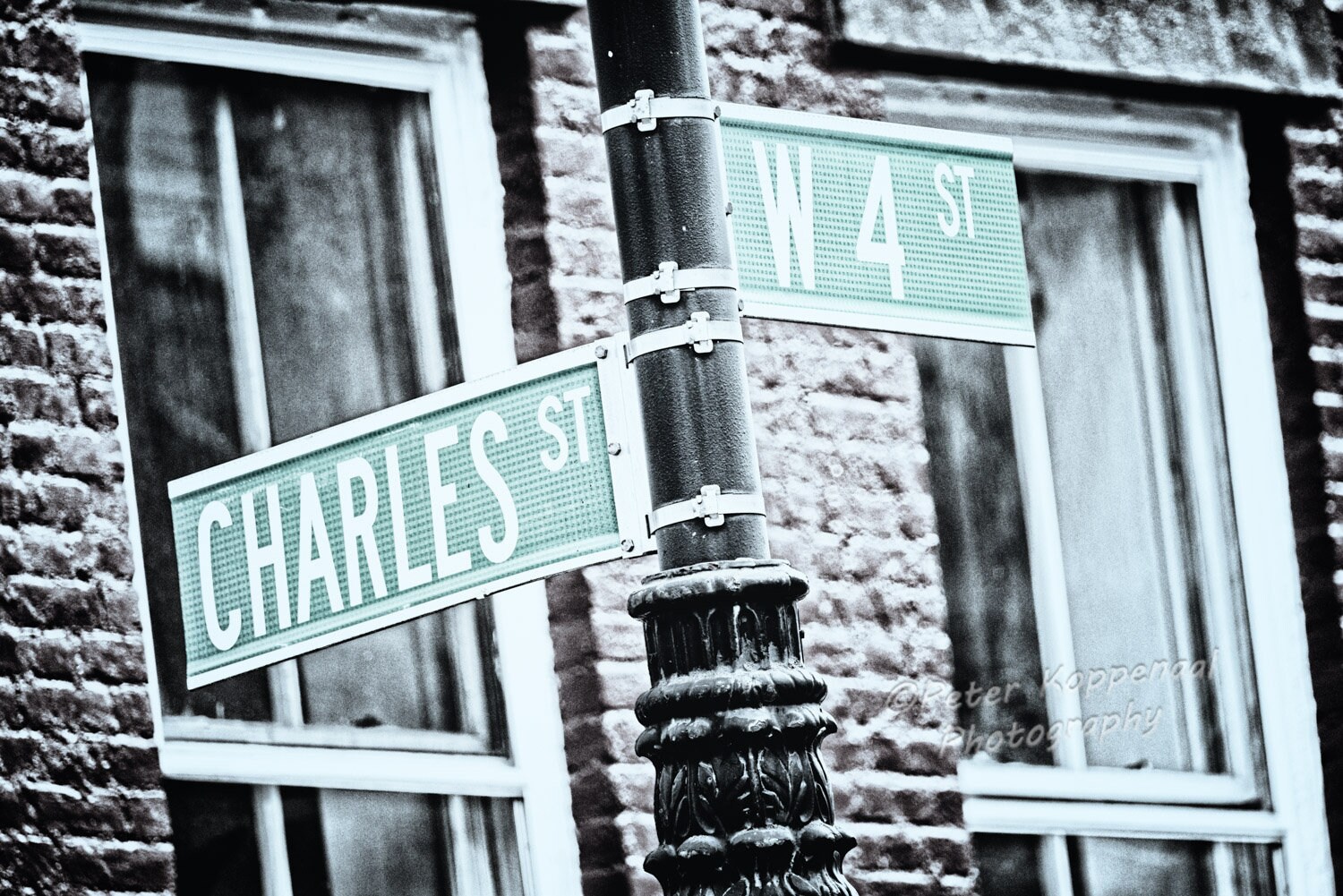 West 4th Street Charles Street Sign, Greenwich Village, West Village ...