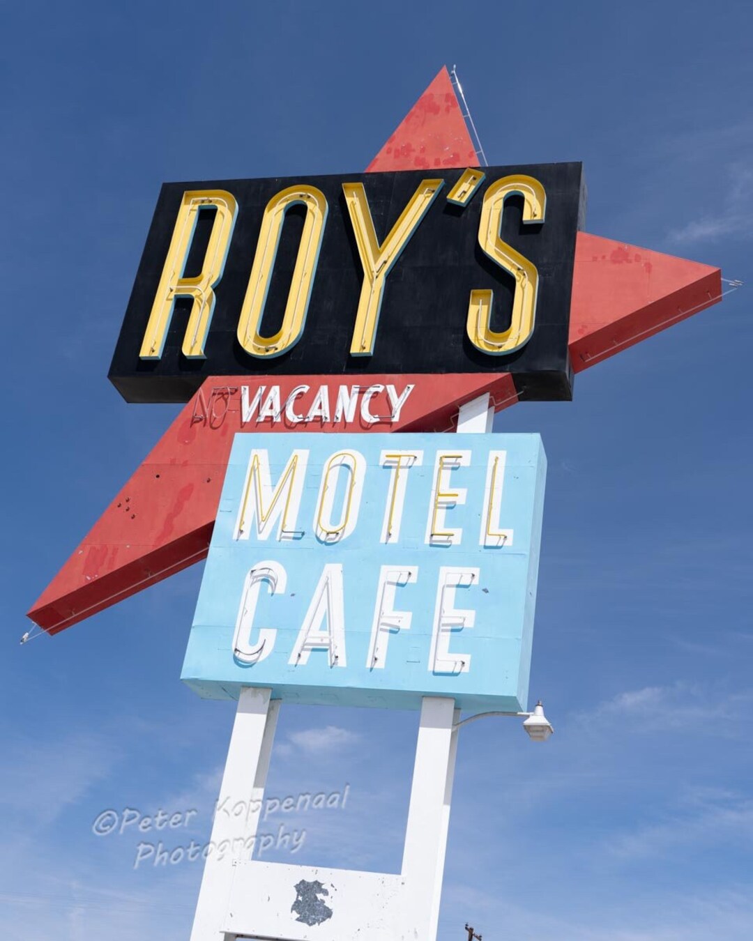 Roy's Motel Cafe Sign, Route 66 Retro Roadside Motel Decor, Southwest ...