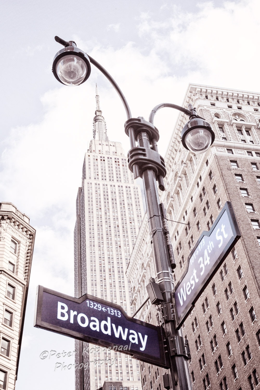 Broadway, 34th Street Sign, New York City Wall Art, NYC Photography ...