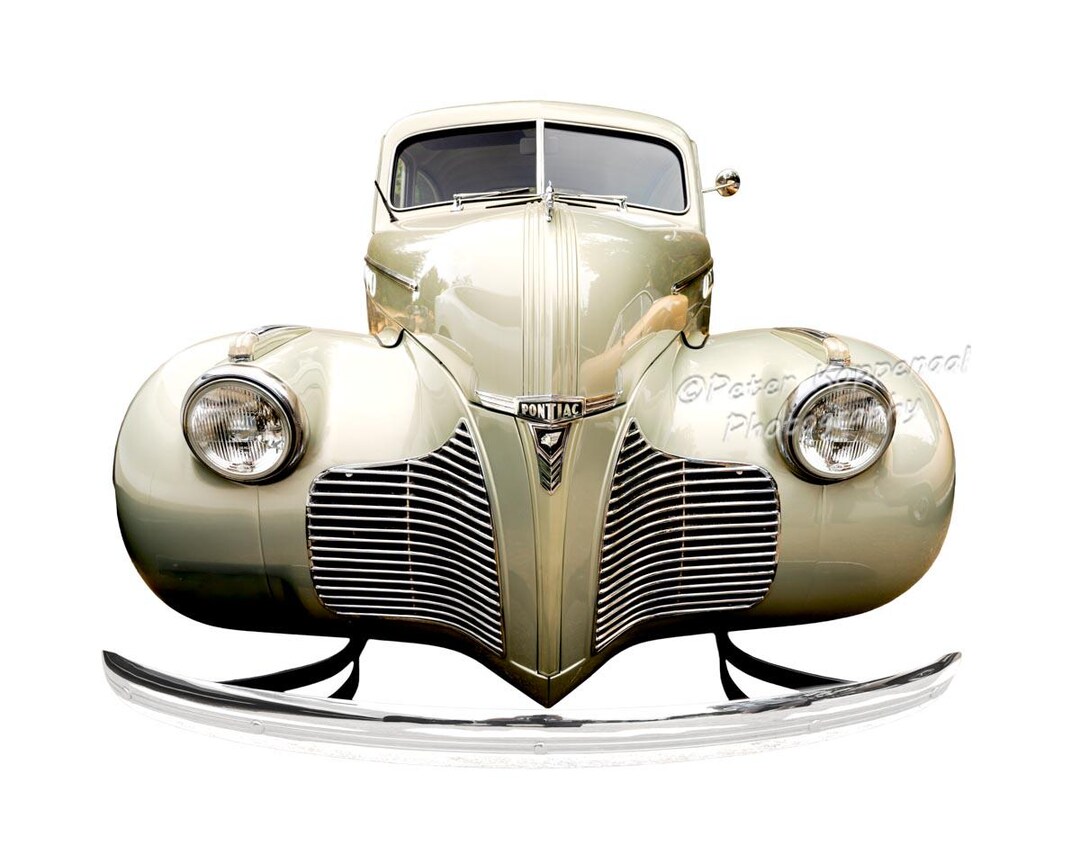 1940 Pontiac Arrow Photograph, Vintage Art Deco Classic Car Print ...
