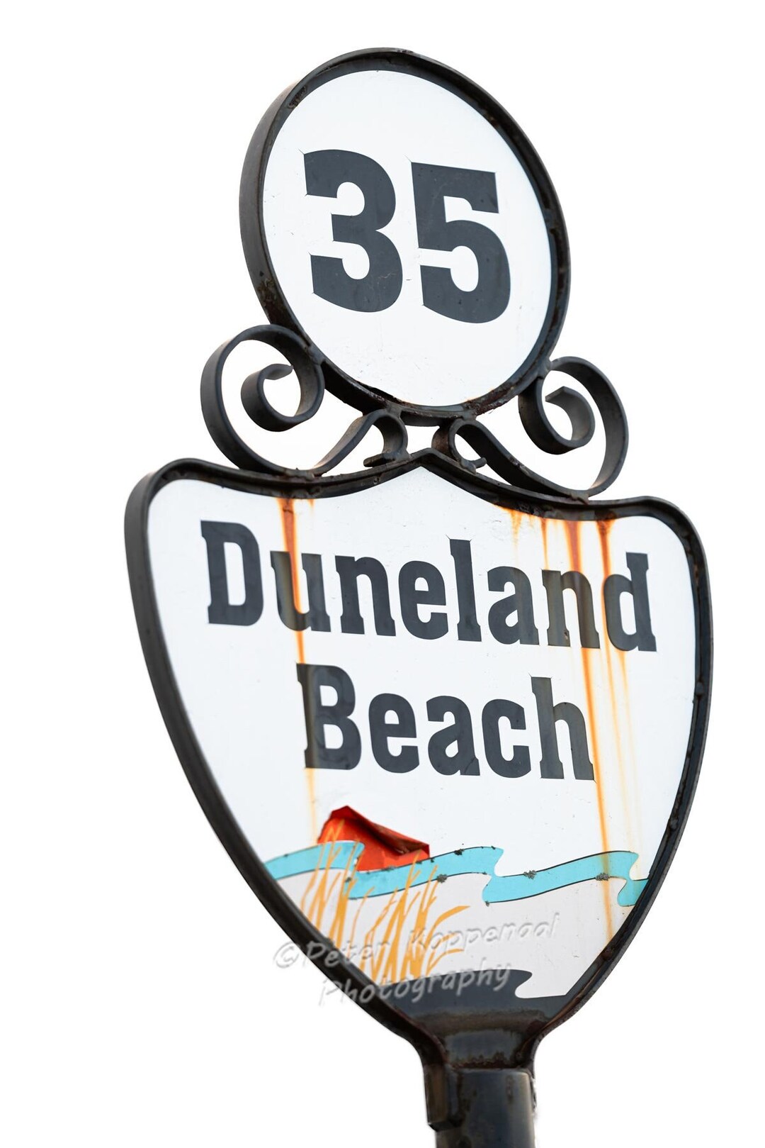 Duneland Beach Stop 35 Sign, Lake Michigan Print, Michigan Wall Decor ...