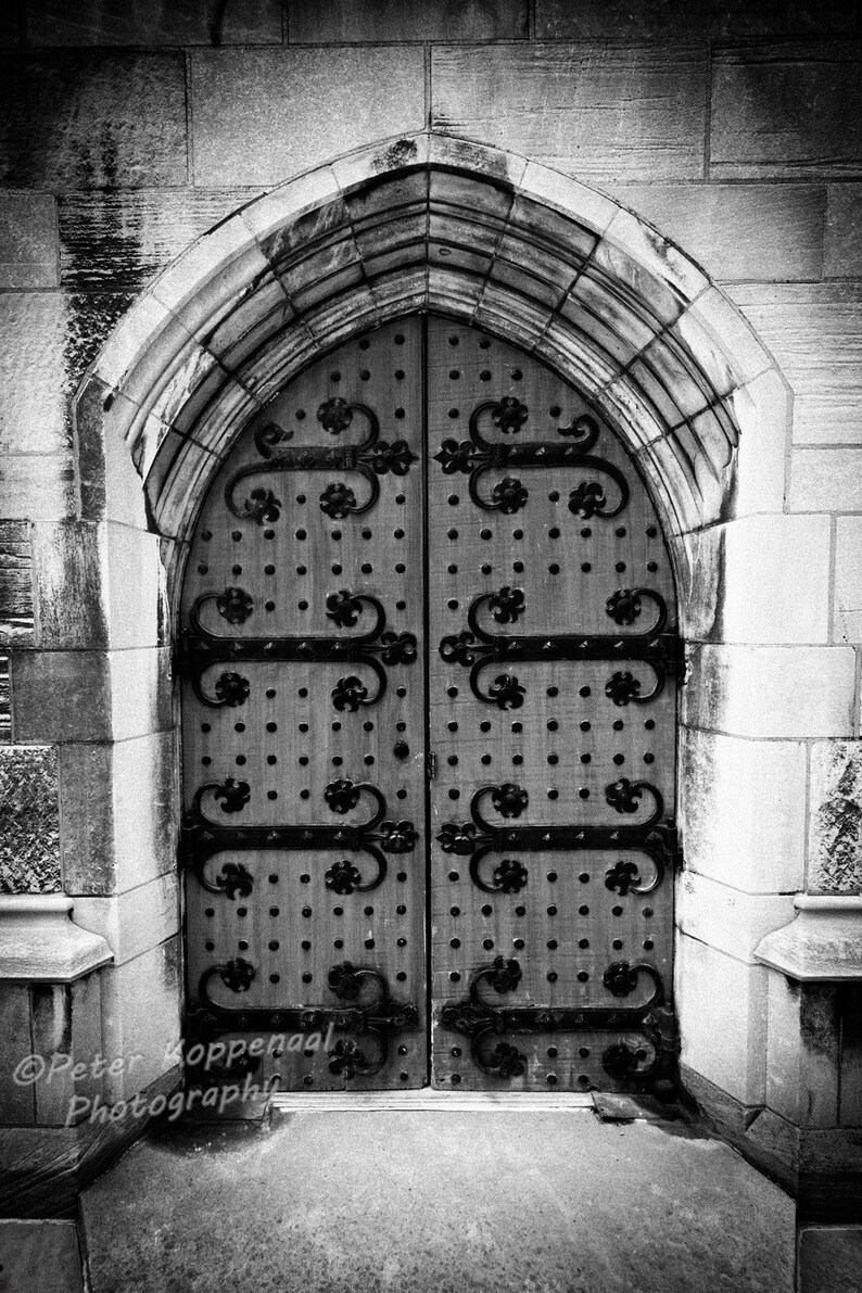 Heinz Chapel Rustic Oak Door Print Pittsburgh Photography - Etsy