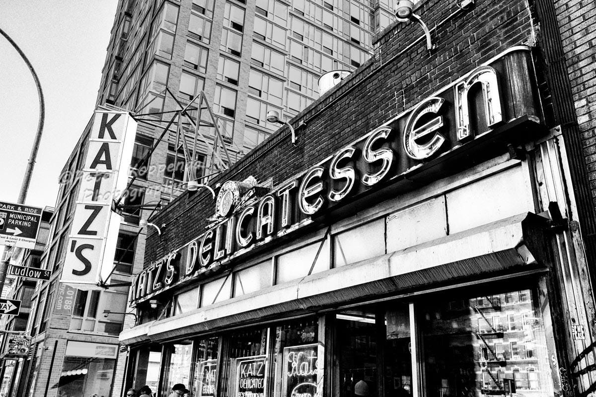 Katz's Delicatessen, Lower East Side Deli, Houston Street and Ludlow ...