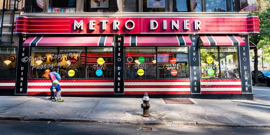 Metro Diner, Upper West Side Manhattan, New York City Wall Art, NYC ...