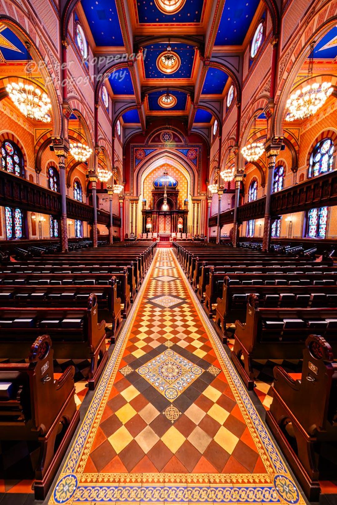 Central Synagogue Print, New York City Photography, Jewish Architecture ...