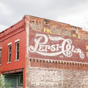 Pepsi-cola Vintage Advertisement Sign, Birmingham Alabama, Historic ...