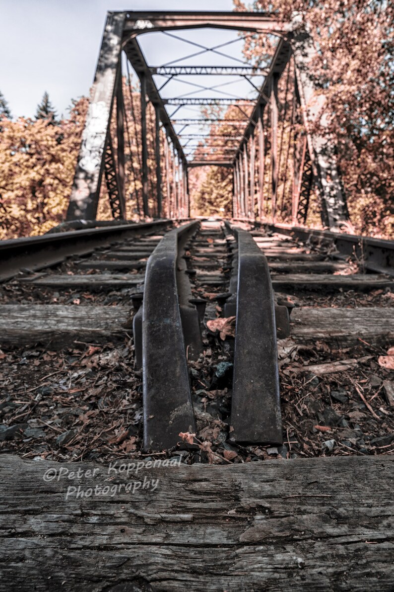 Rustic Railroad Bridge Print Abandoned Fine Art Photography - Etsy