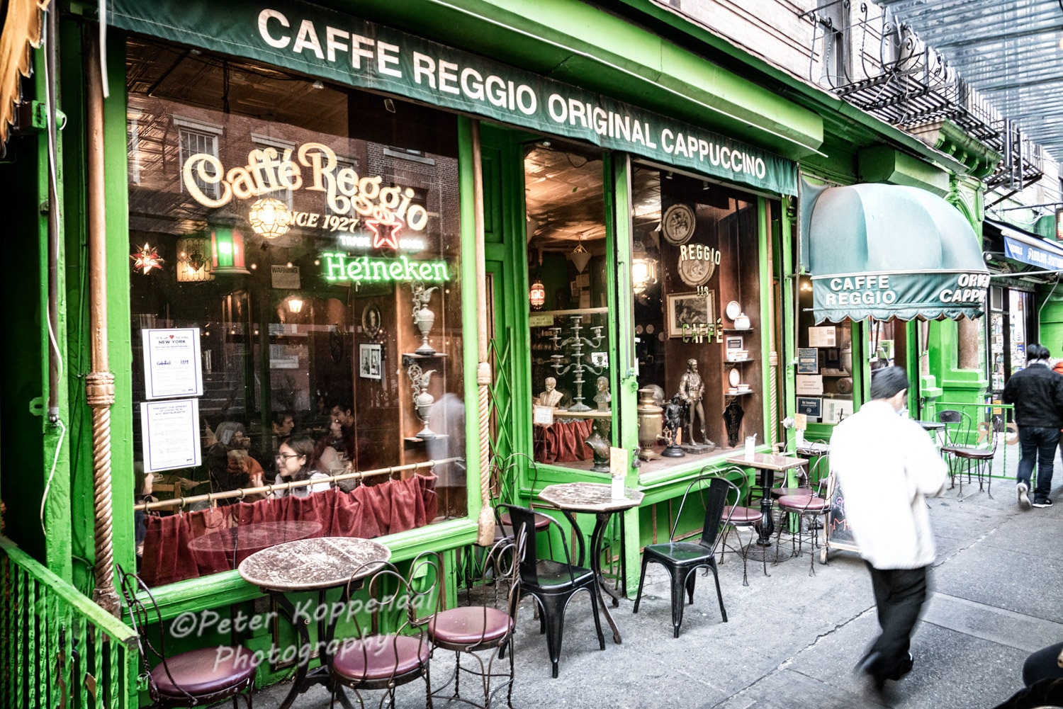 Caffe Reggio Print, Macdougal Street, Greenwich Village, New York City ...