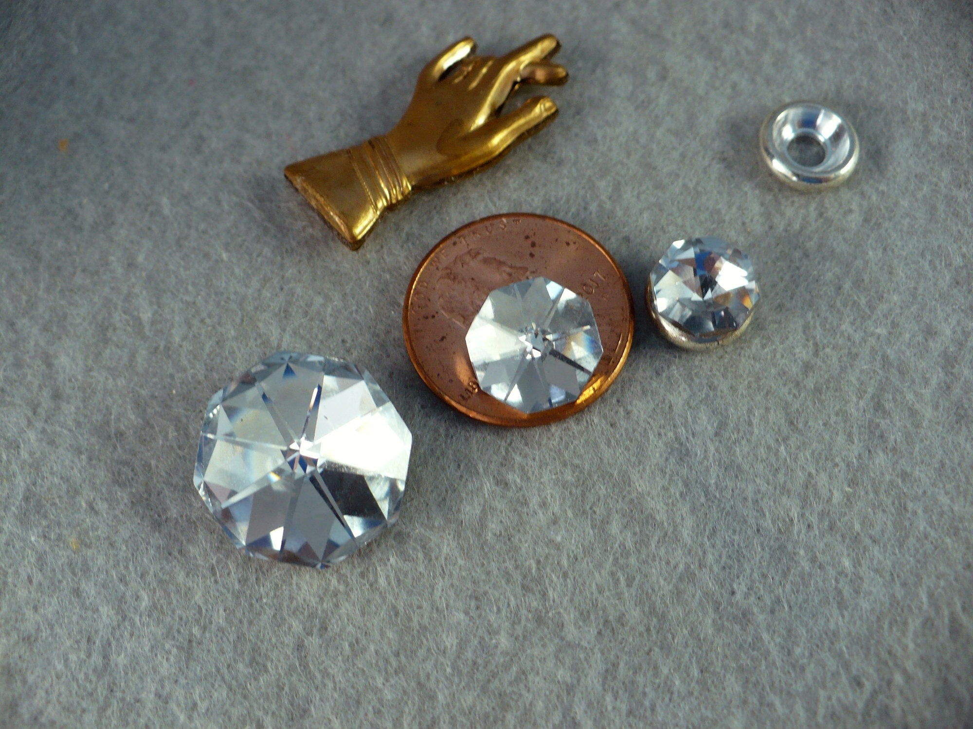 Miniature Scrying Stones 3 Sizes Choice Crystal Rhinestone - Etsy