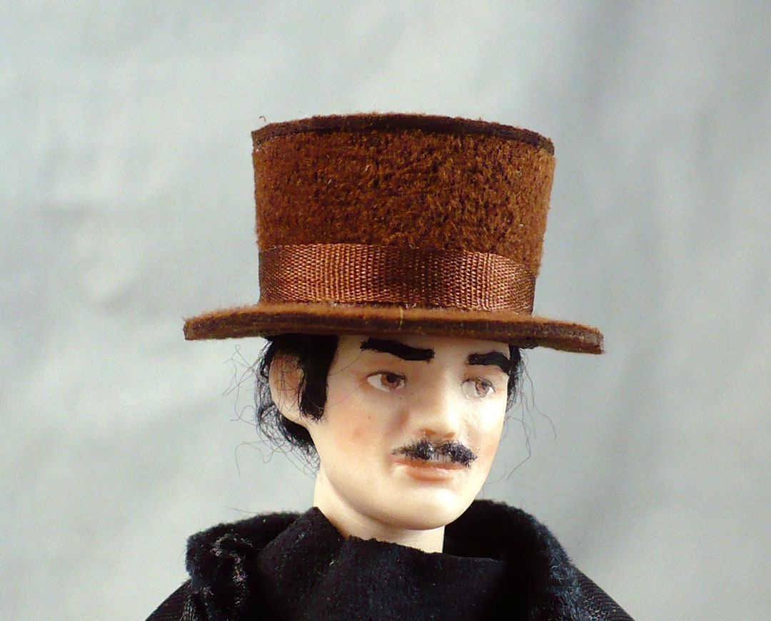Dollhouse Top Hat Victorian Lord Gentleman 1-12 Scale Miniature Man ...