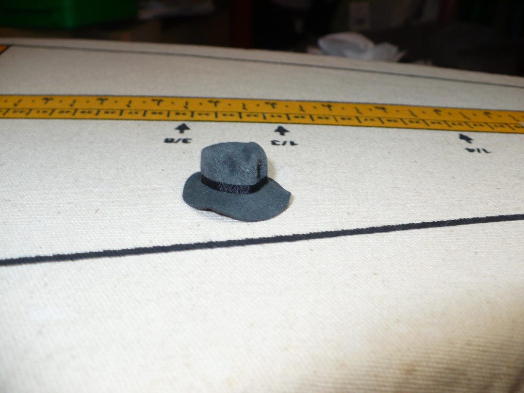 Fedora Miniature Man Hat Gangster Movie Star Stylish 1-12 Scale ...
