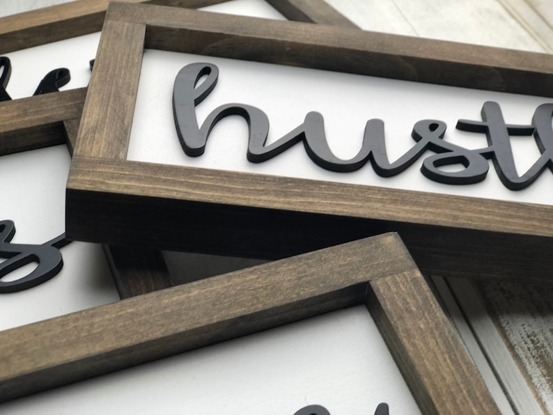 One Little Word Sign Word of the Year One Word Mantra - Etsy