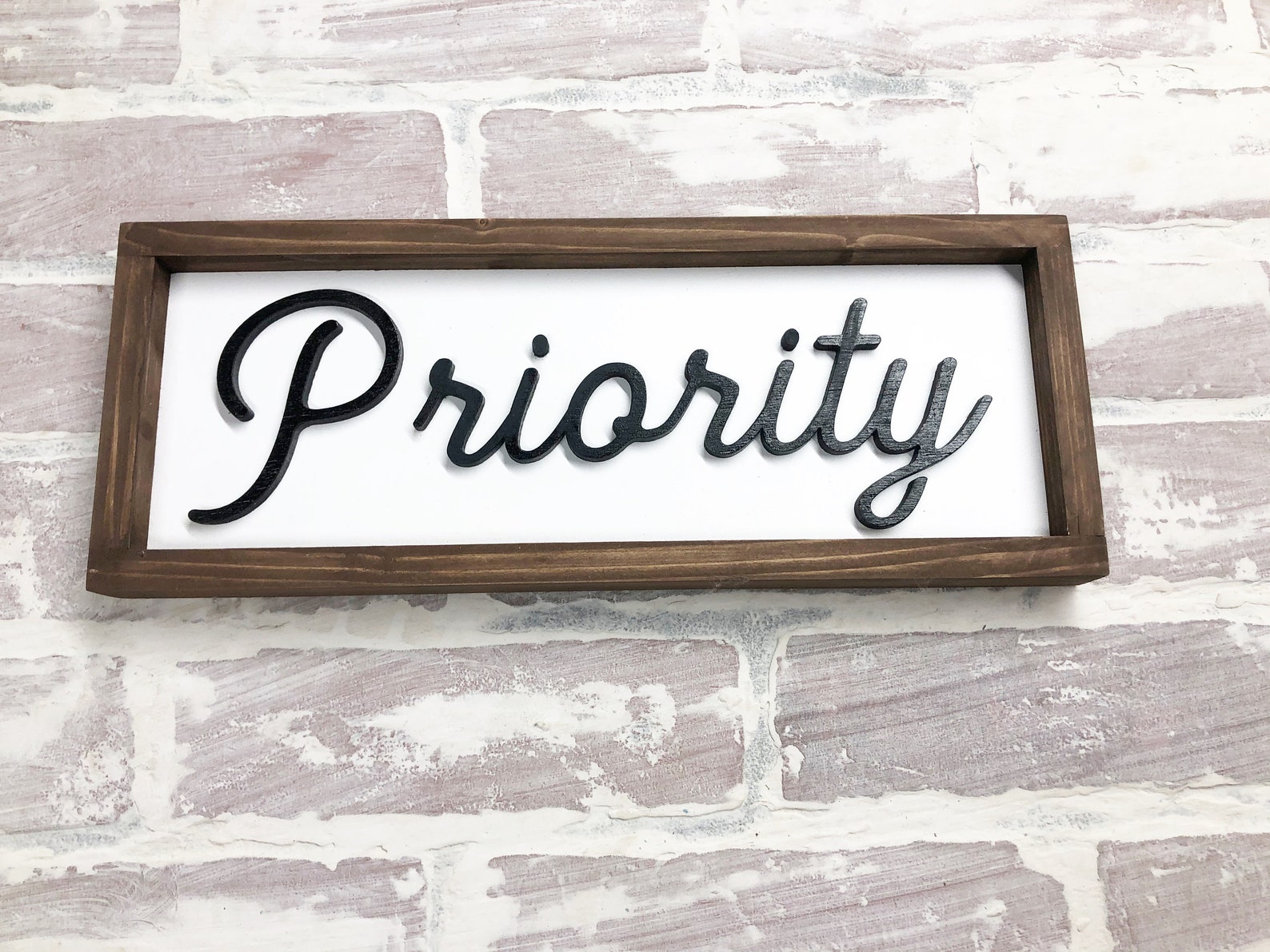 One Little Word Sign Word of the Year One Word Mantra - Etsy