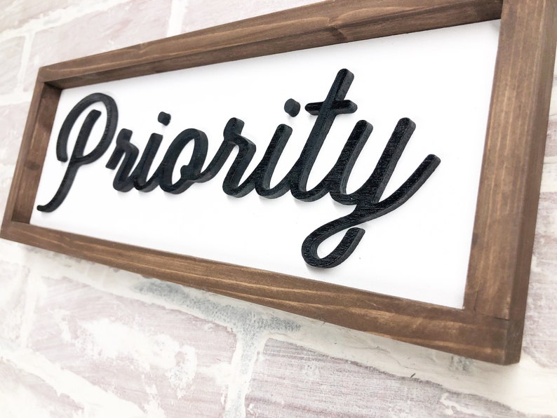 One Little Word Sign Word of the Year One Word Mantra - Etsy