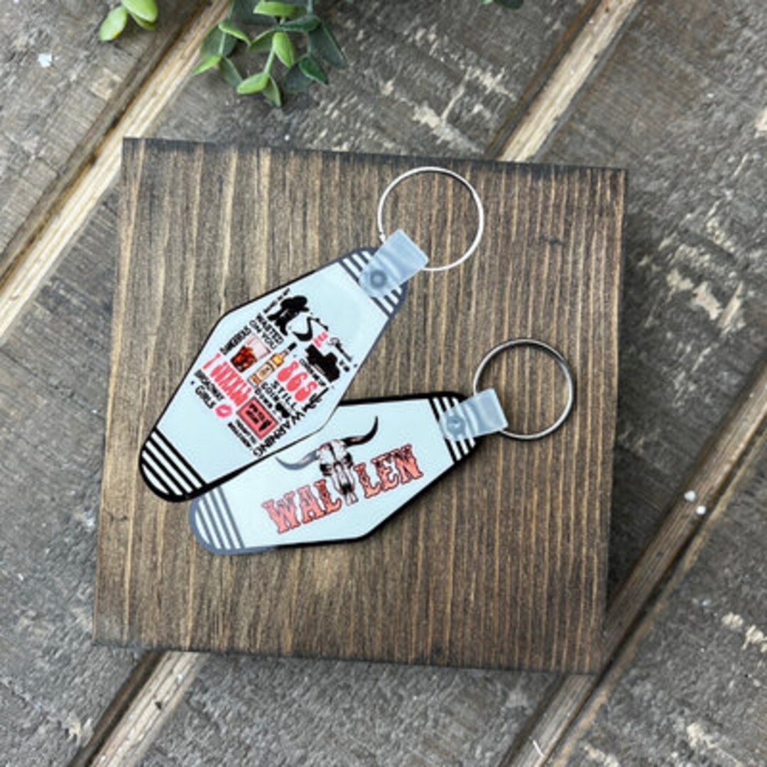 Morgan Wallen Keychain, Retro Motel Keychain, Motel Keychain, Artist ...