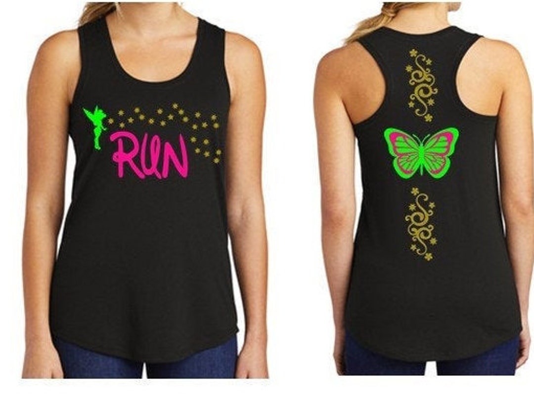 Tinkerbell RUN Tank - Etsy