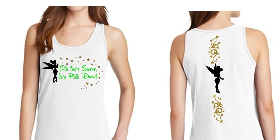 Tinkerbell Sparkle Tank - Etsy