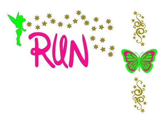 Tinkerbell RUN Tank | Etsy
