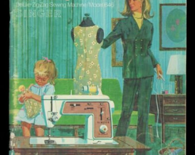Singer Touch & Sew Deluxe Zig-zag Manual Model 646 - Etsy