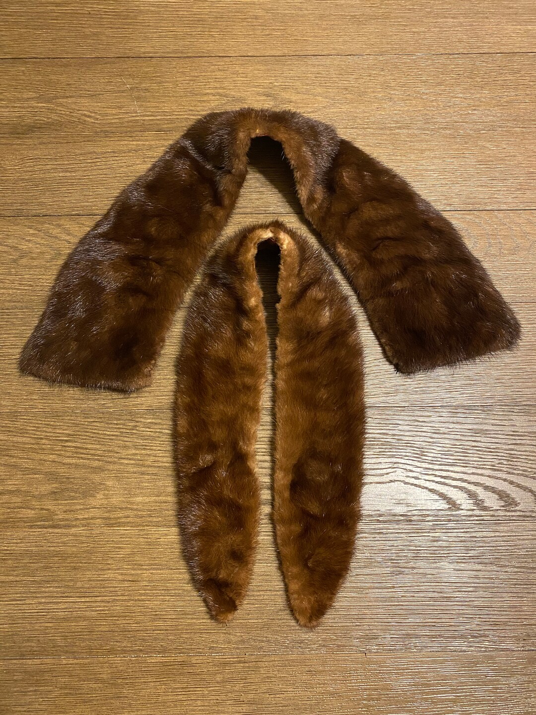 Pair of 1950s Natural Fur Coat Collars, Hood Liners - Etsy