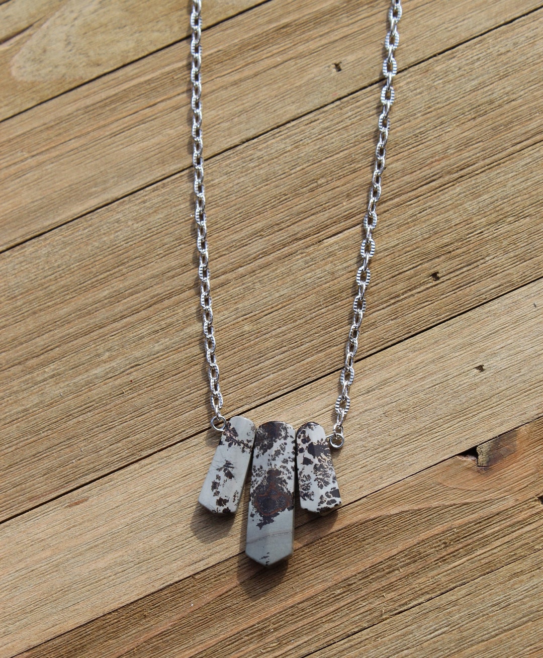 Apache Artistic Picture Jasper Graduated Tooth Beads Suspended From ...