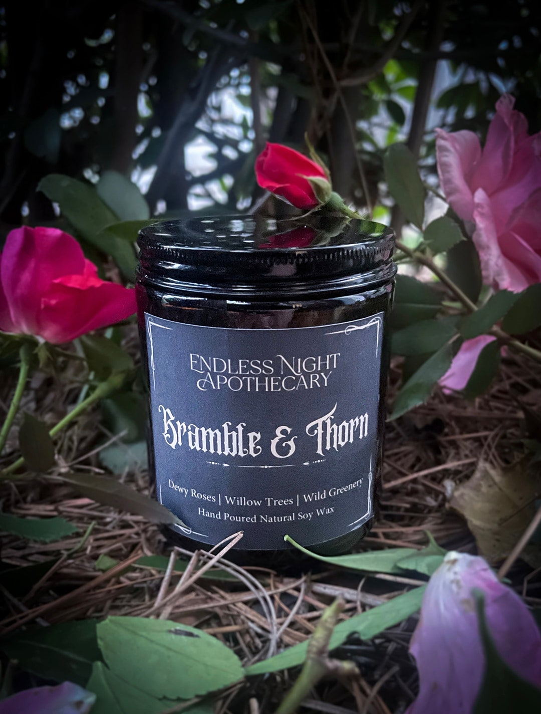Bramble & Thorn || Dewy Roses, Willow Trees, Wild Greenery || Hand ...