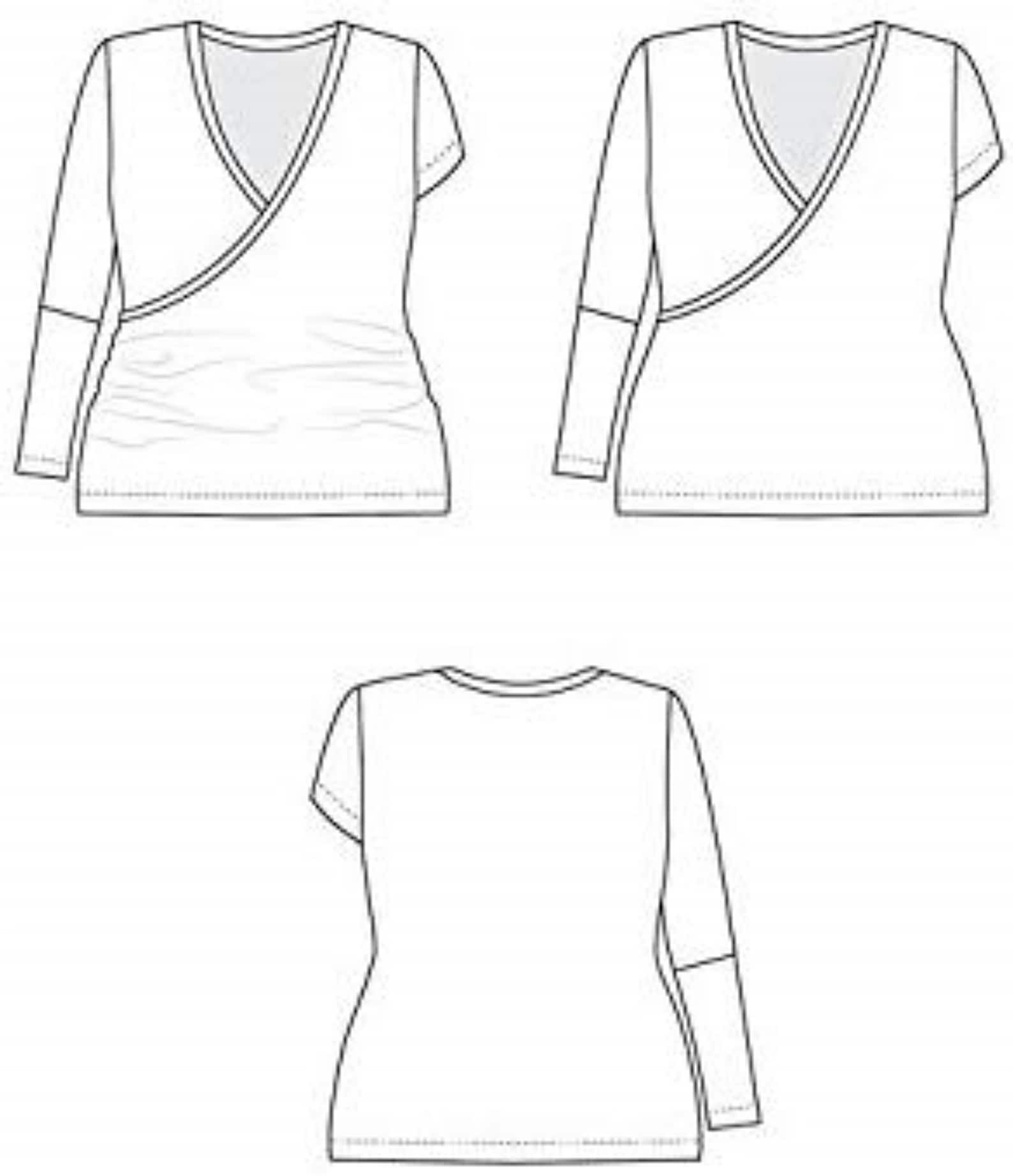 Curvy & Plus Sizes Cashmerette darmouth Top Pattern Sizes - Etsy