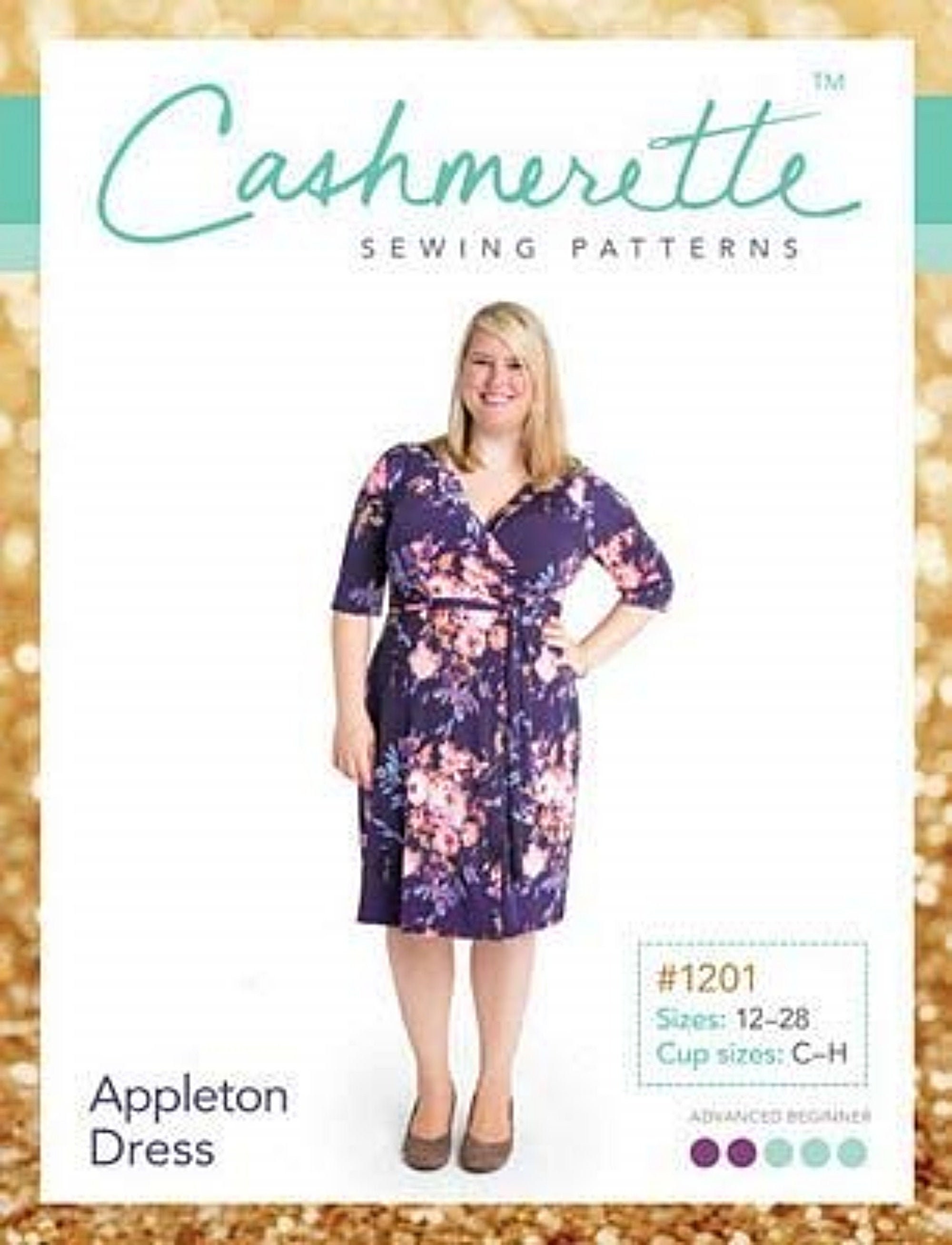 Curvy & Plus Sizes - Cashmerette -appleton Dress Pattern - Sizes 12-28 ...